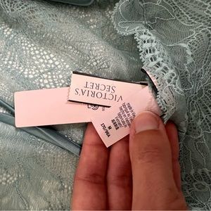Victoria's Secret | Intimates & Sleepwear | Light Blue Lace Teddy ...